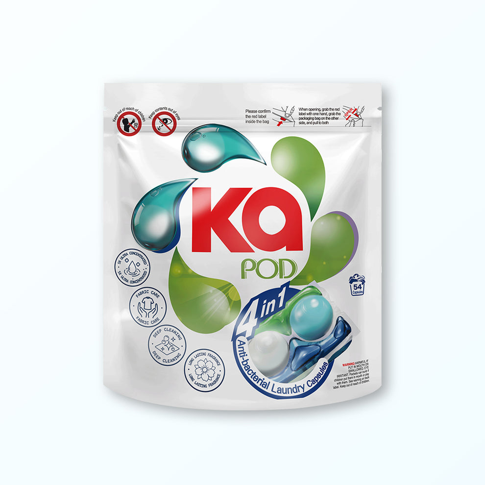 Ka 4in1 Laundry Capsules Refill Pack 54 Pods - Universal – OUJI SINGAPORE